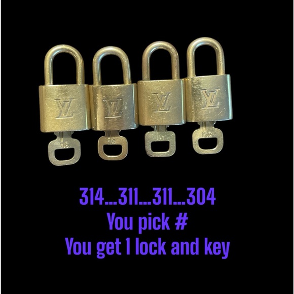 Louis Vuitton | Bags | Pick One Lv Lock And Key All Purchased From ...